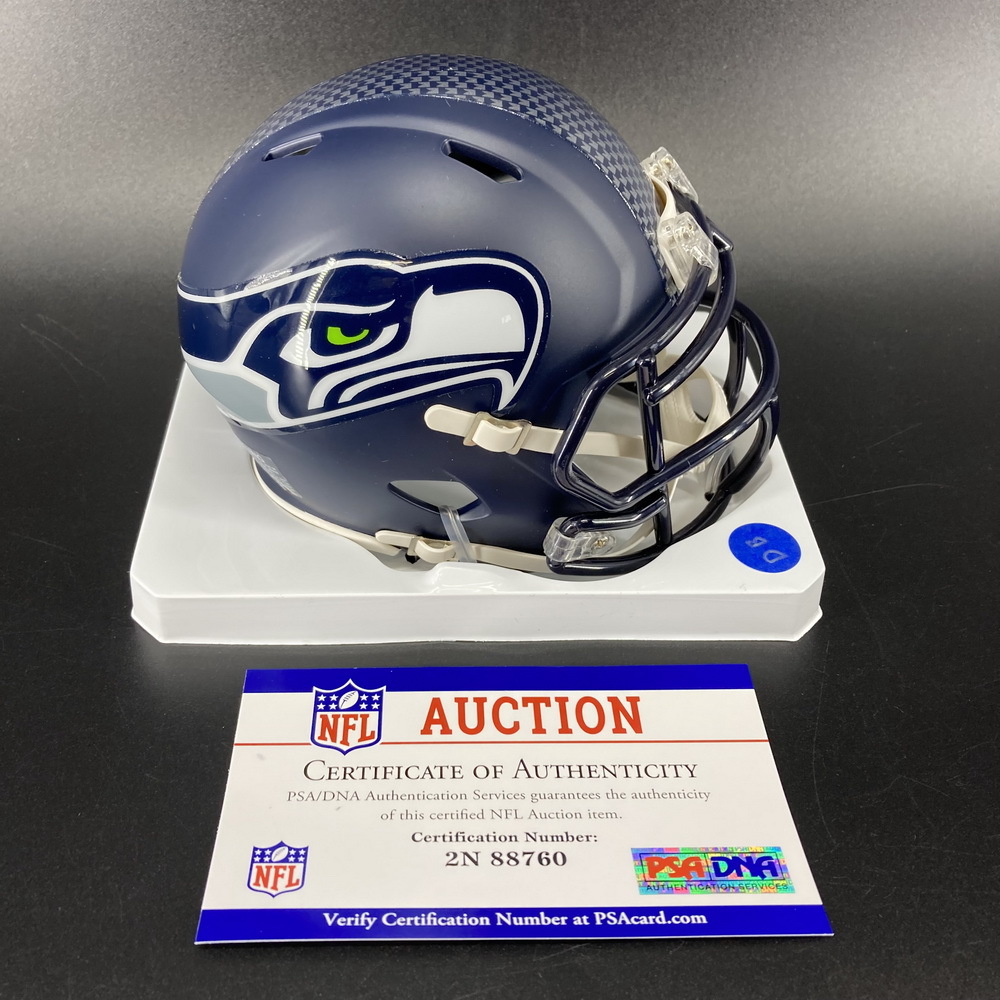 PCF - Seahawks Doug Baldwin Signed Mini Helmet | The official auction ...