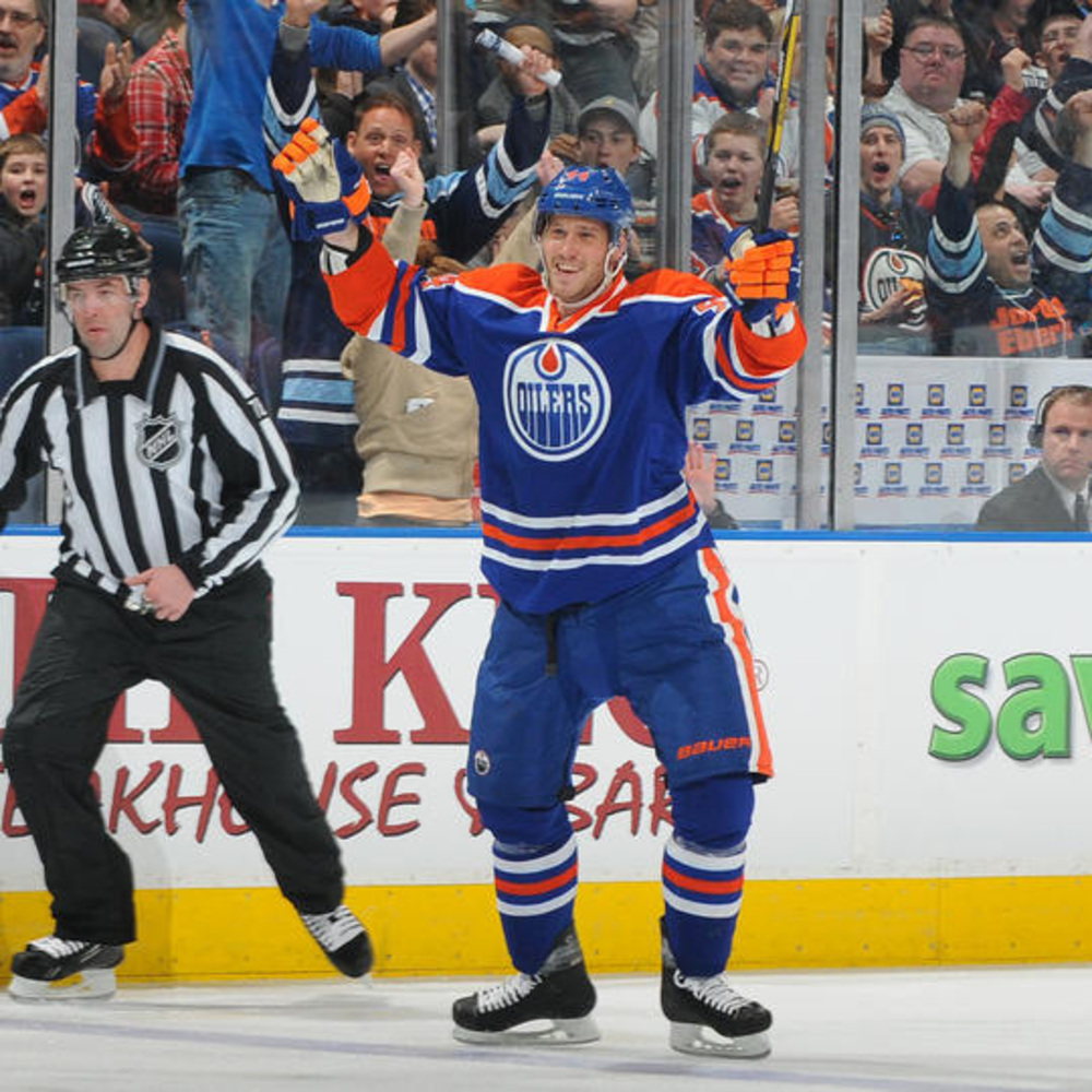 Corey Potter #44 - Autographed 2012-13 Edmonton Oilers Game Worn Royal ...