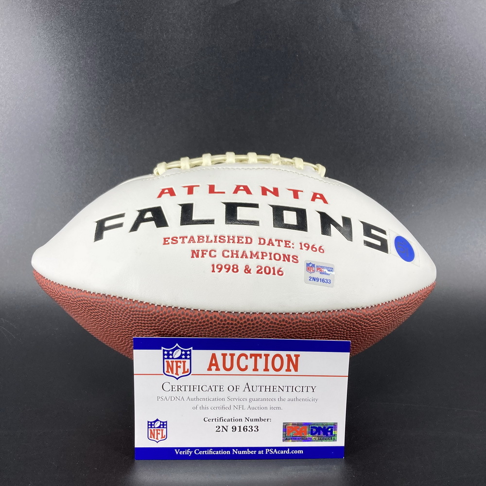 Falcons - Alex Mack Signed Panel Ball With Falcons Logo | The official ...