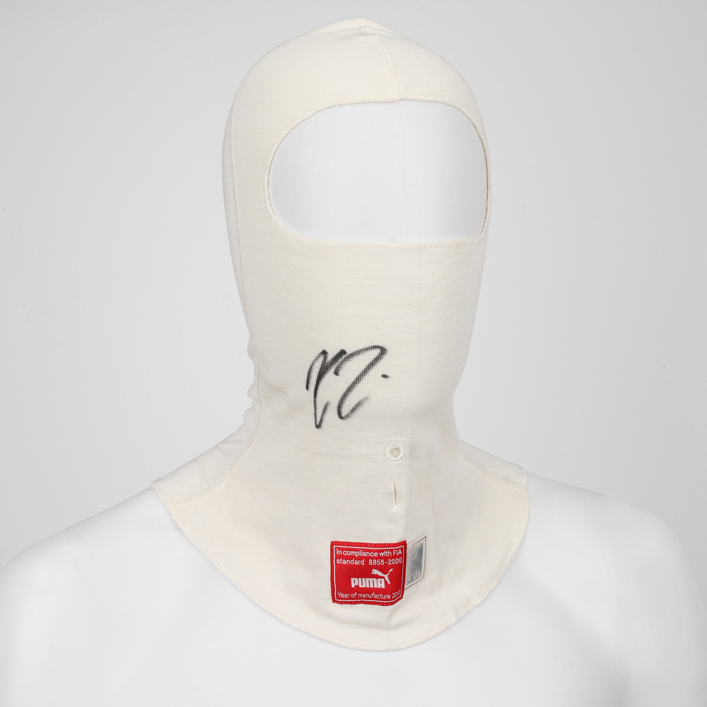 Kimi Räikkönen Signed 2017 Race Used Balaclava | F1 Authentics
