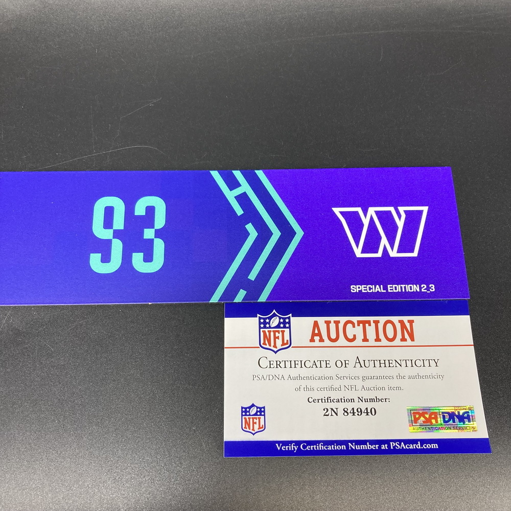 NFL - Commanders Jonathan Allen Special Edition 2022 Pro Bowl Locker ...