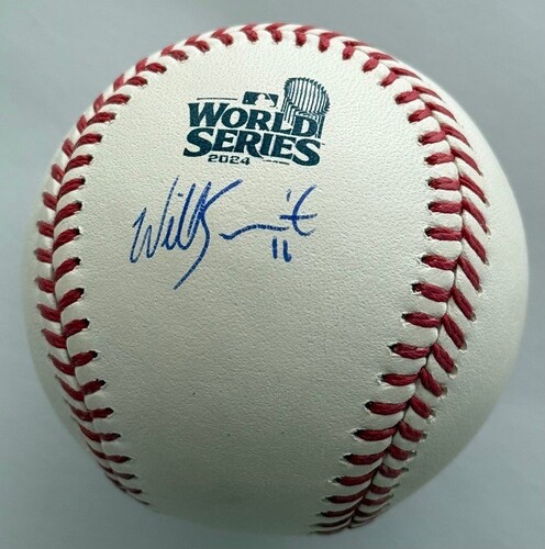 Will Smith Autographed 2024 WS Logo Baseball | MLB Auctions