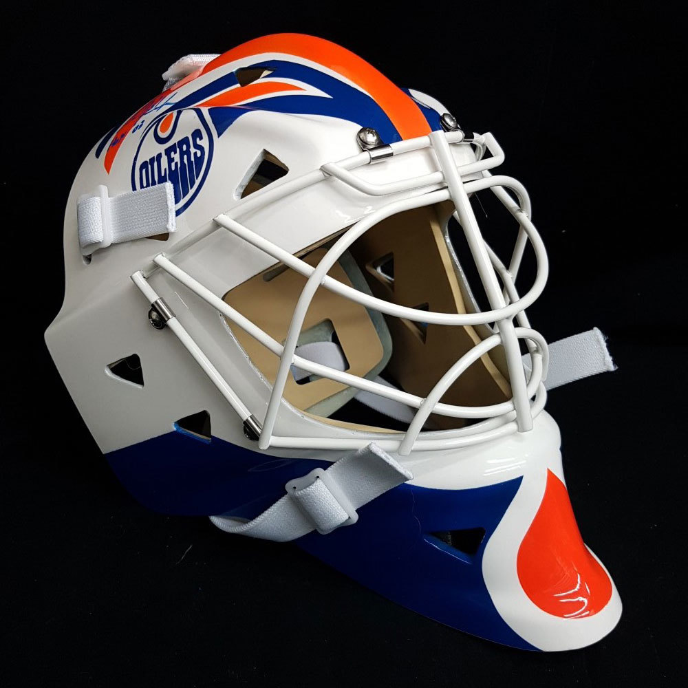 Grant Fuhr Edmonton Oilers Autographed Full Size Goalie Mask - NHL Auctions