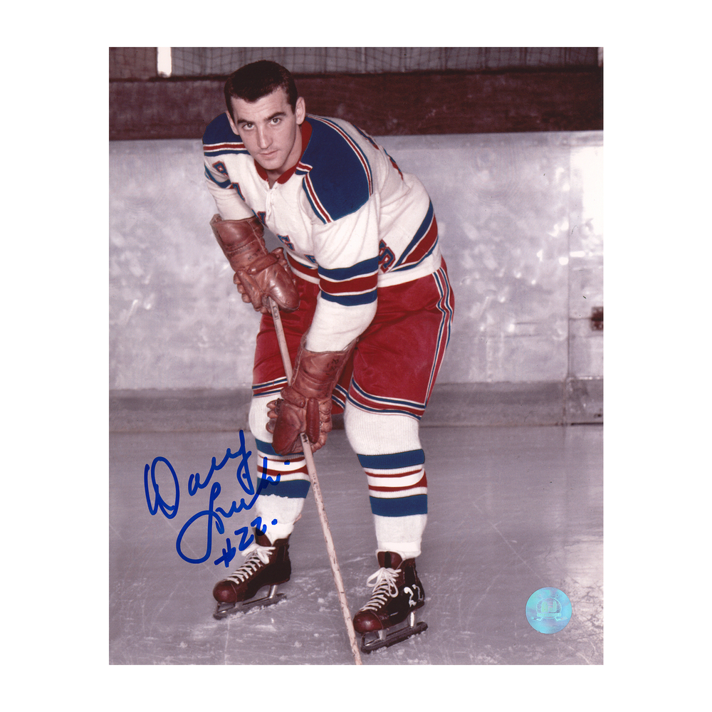 DANNY LEWICKI New York Rangers SIGNED 8x10 Photo - NHL Auctions