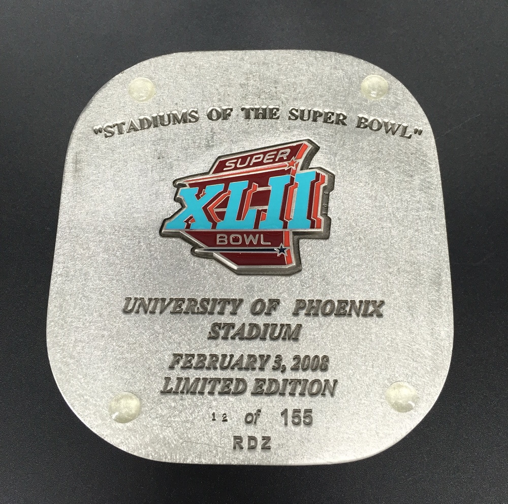 NFL - Super Bowl 42 Limited Edition Stadiums of the Super Bowl Pewter ...
