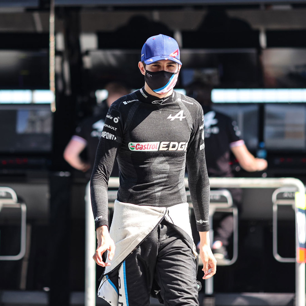 Esteban Ocon 2021 Race Used Nomex - Turkish GP | F1 Authentics