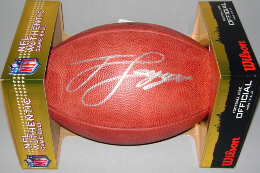 NFL - JETS JORDAN LEGGETT SIGNED AUTHENTIC FOOTBALL | The official ...