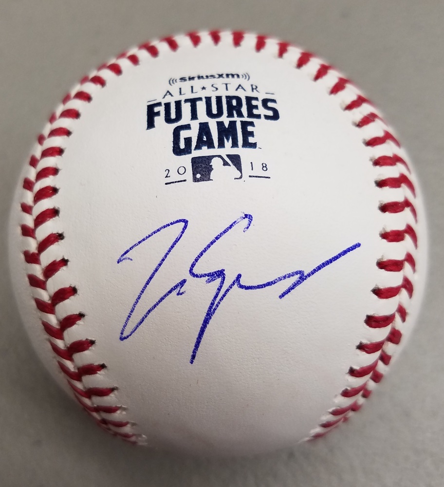 Matt Manning Autographed 2018 Futures Logo Baseball | MLB Auctions