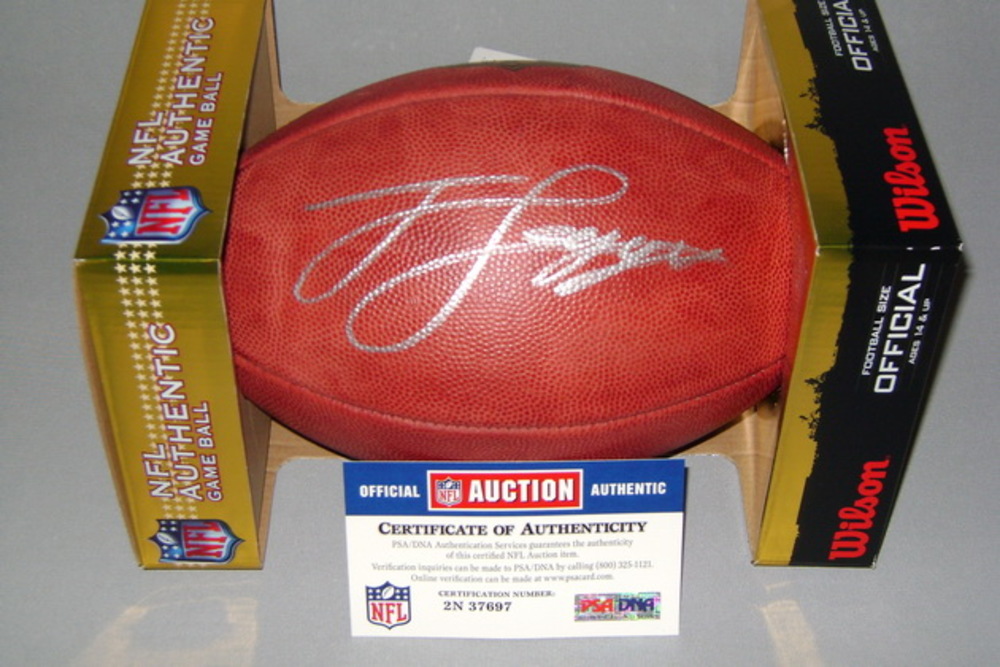 NFL - JETS JORDAN LEGGETT SIGNED AUTHENTIC FOOTBALL | The official ...