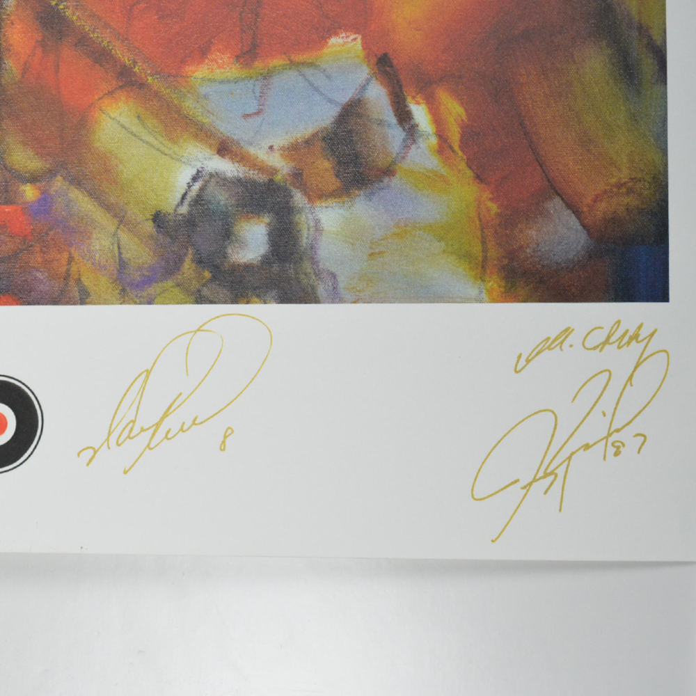 Philadelphia Flyers - "The Cutting Edge" by Mark Gray - Signed ...