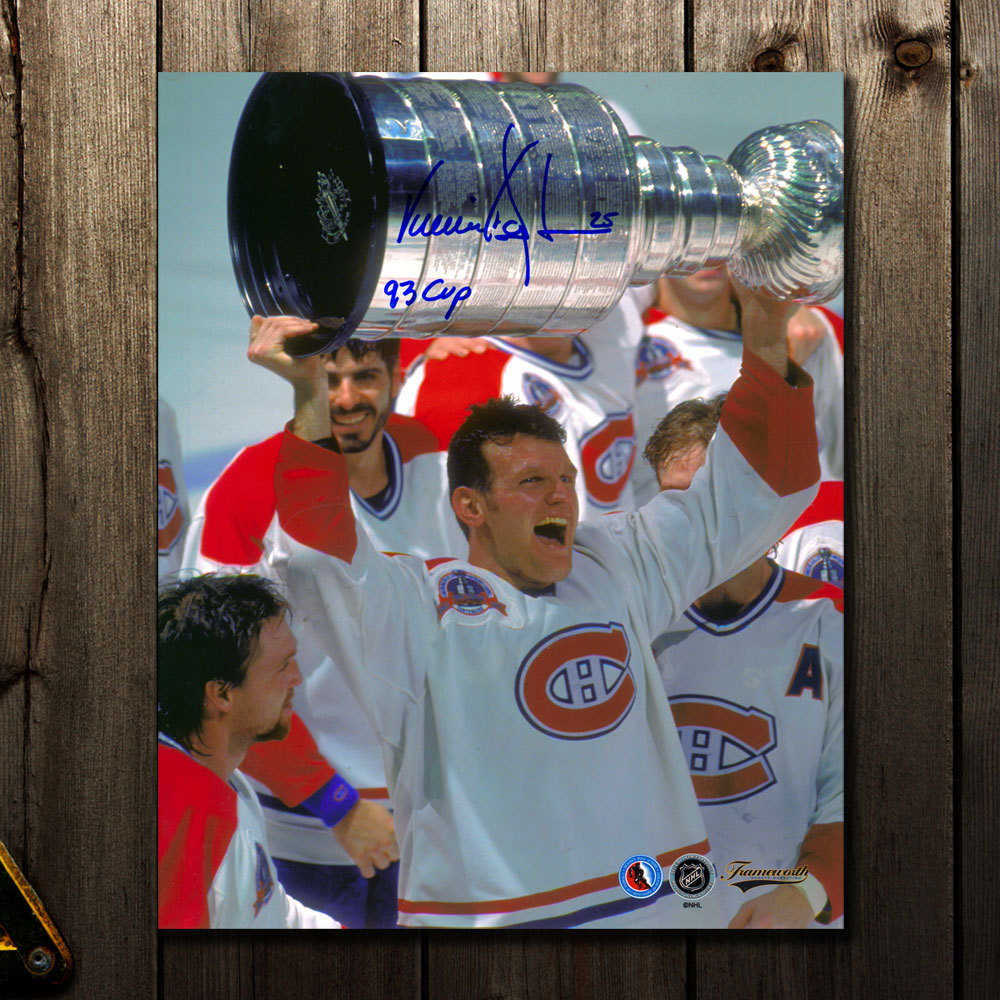 Vincent Damphousse Montreal Canadiens 1993 Stanley Cup Autographed 8x10 ...