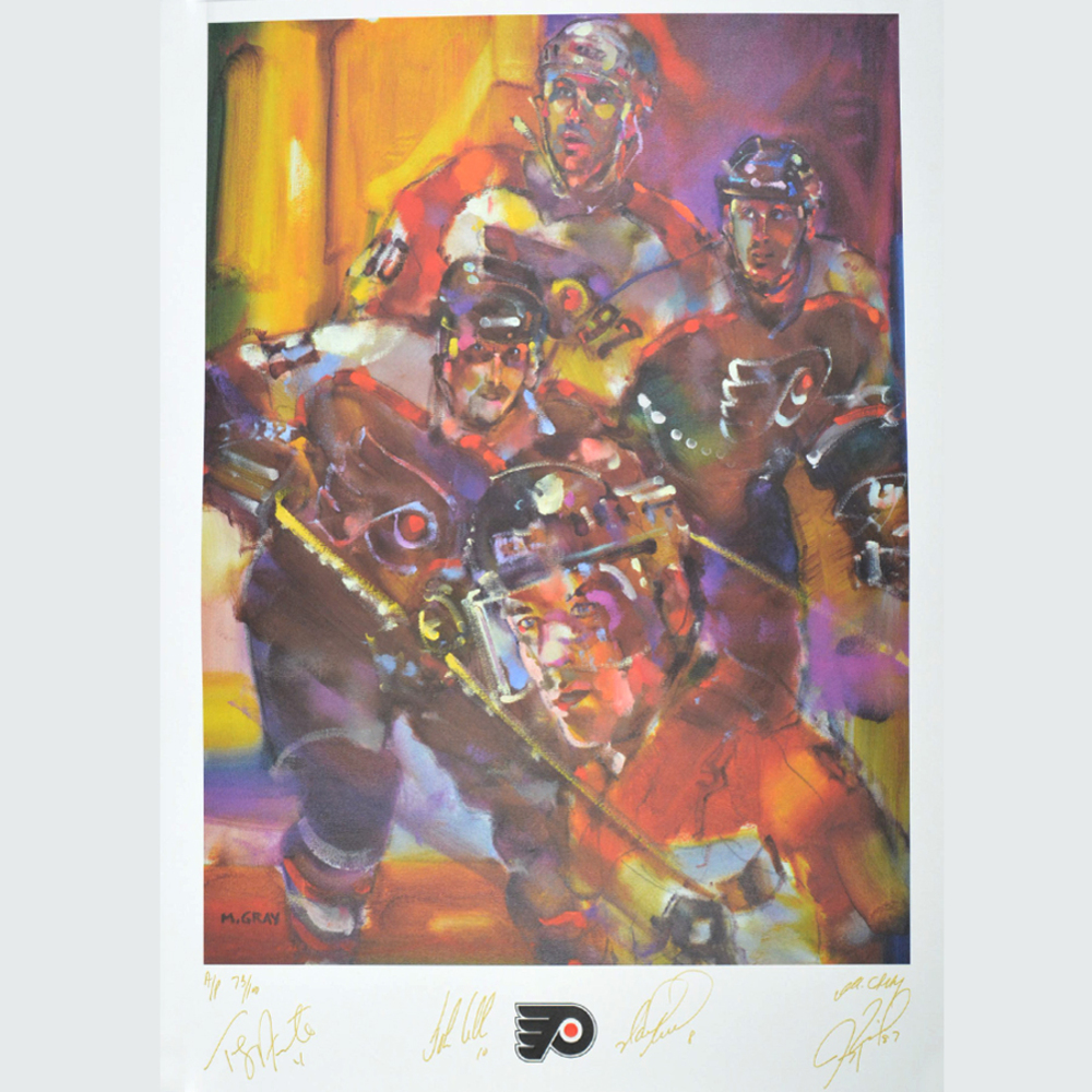 Philadelphia Flyers - "The Cutting Edge" by Mark Gray - Signed ...