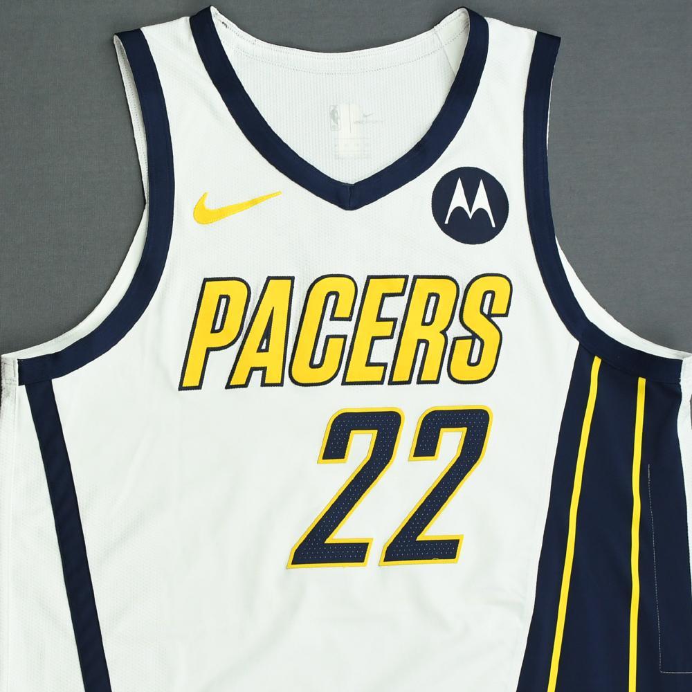 T J Leaf Indiana Pacers Game Worn Earned Edition Jersey 2019 Playoffs NBA Auctions t-j-leaf-indiana-pacers-game-worn-earned-edition-jersey-2019-playoffs-nba-auctions