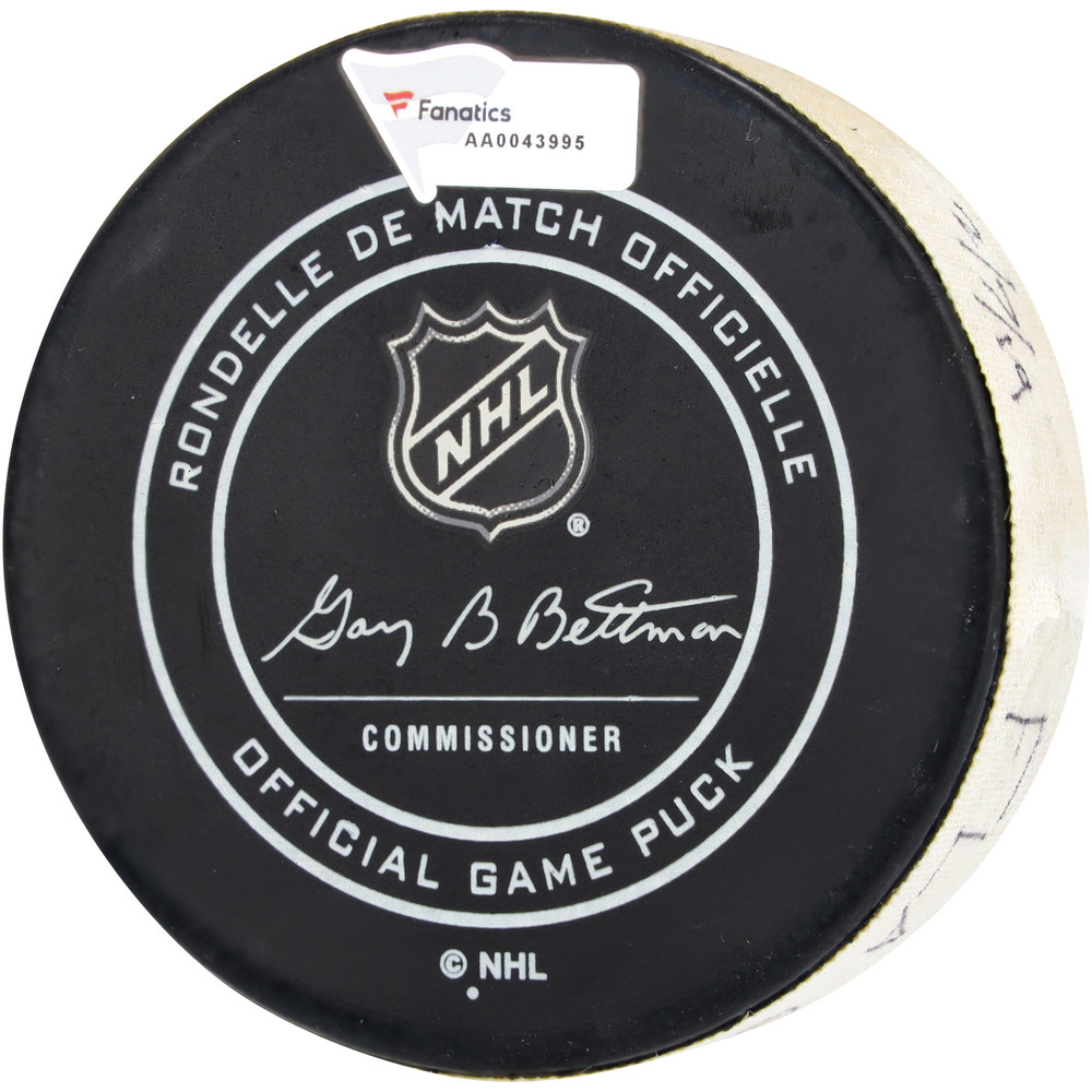 Colton Sceviour Florida Panthers Game-Used Goal Puck from February 7 ...