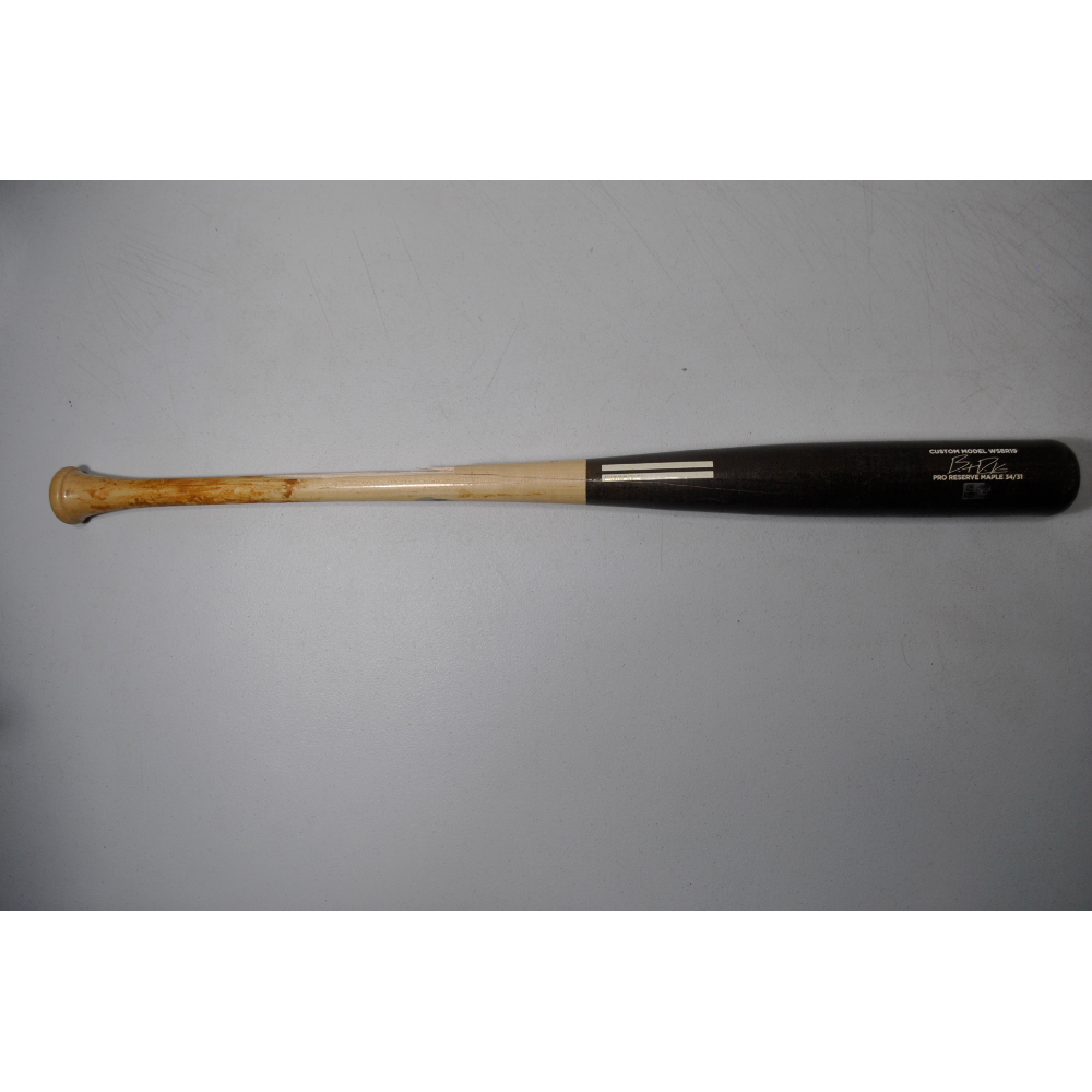 Brent Rooker Game-Used Broken Bat - Warstic WSBR Model - 5/21/2024 ...