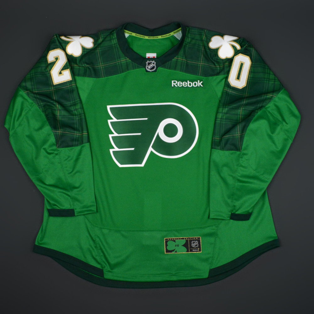 R.J. Umberger - Philadelphia Flyers - St. Patricks's Day Autographed ...