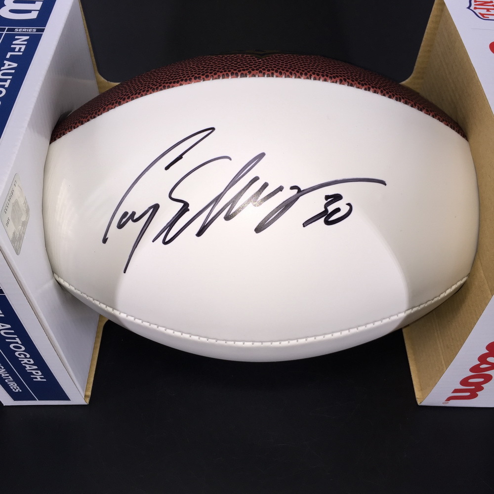 NFL - Lions Cory Schlesinger Signed Panel Ball | The official auction ...