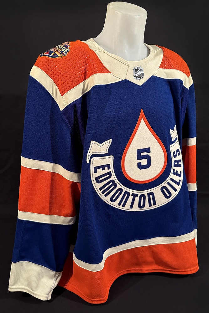 Cody Ceci #5 - 2023 NHL Heritage Classic Edmonton Oilers Official Team ...