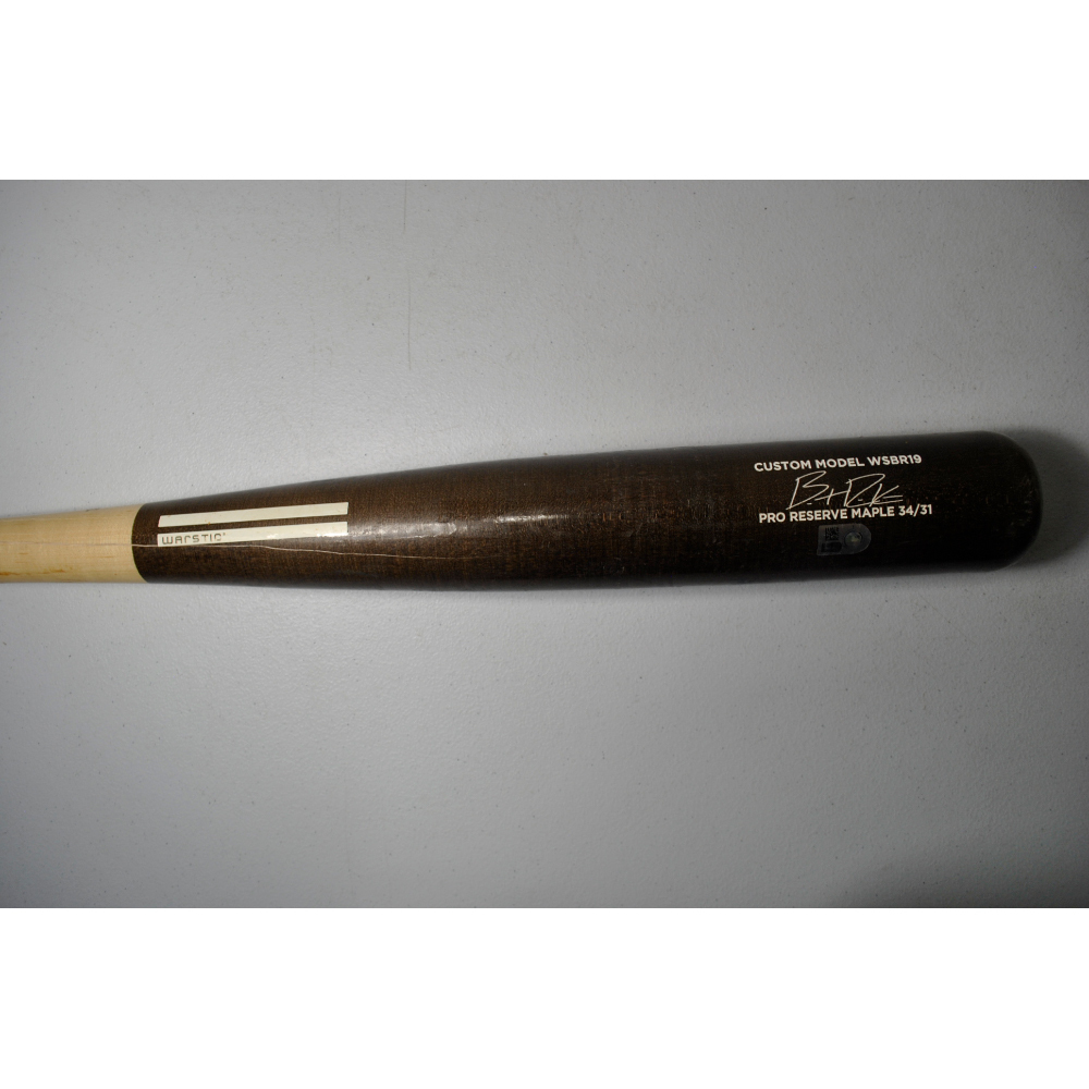 Brent Rooker Game-Used Broken Bat - Warstic WSBR Model - 5/21/2024 ...