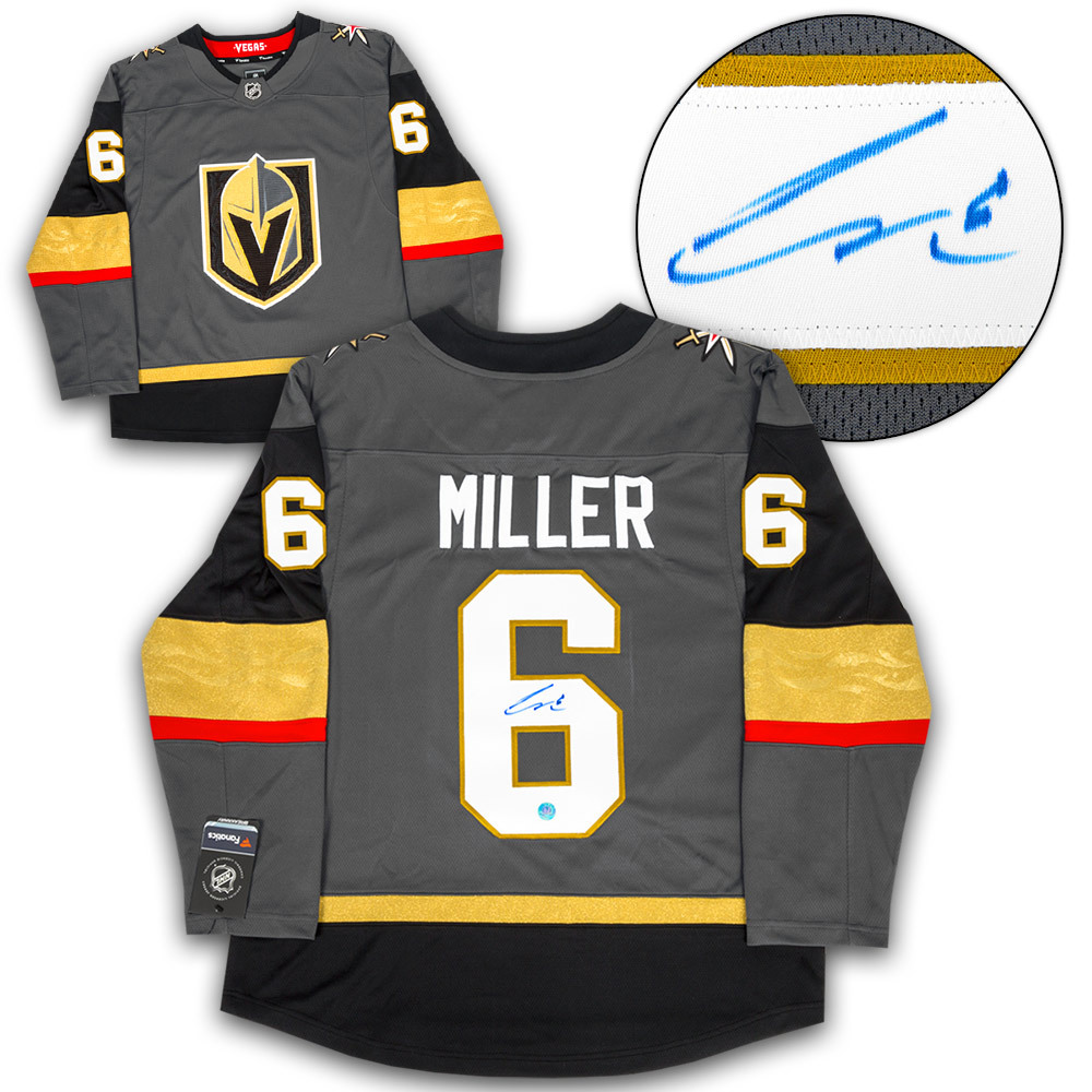 Colin Miller Vegas Golden Knights Autographed Fanatics Replica Hockey ...