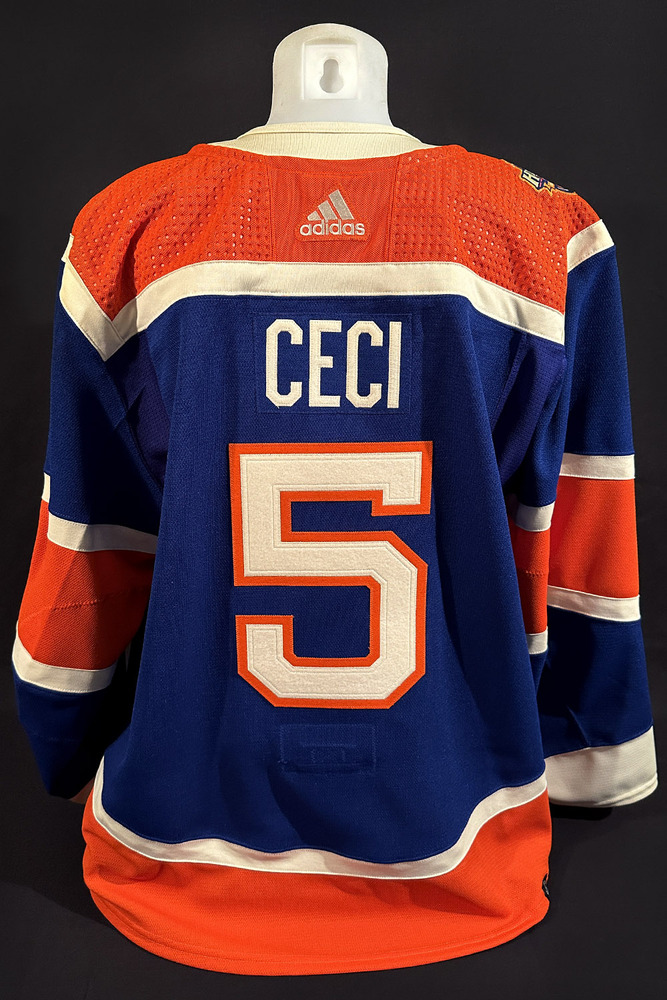 Cody Ceci #5 - 2023 NHL Heritage Classic Edmonton Oilers Official Team ...