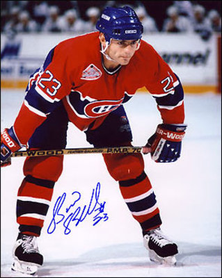 BRIAN BELLOWS Montreal Canadiens SIGNED 8x10 Photo - NHL Auctions