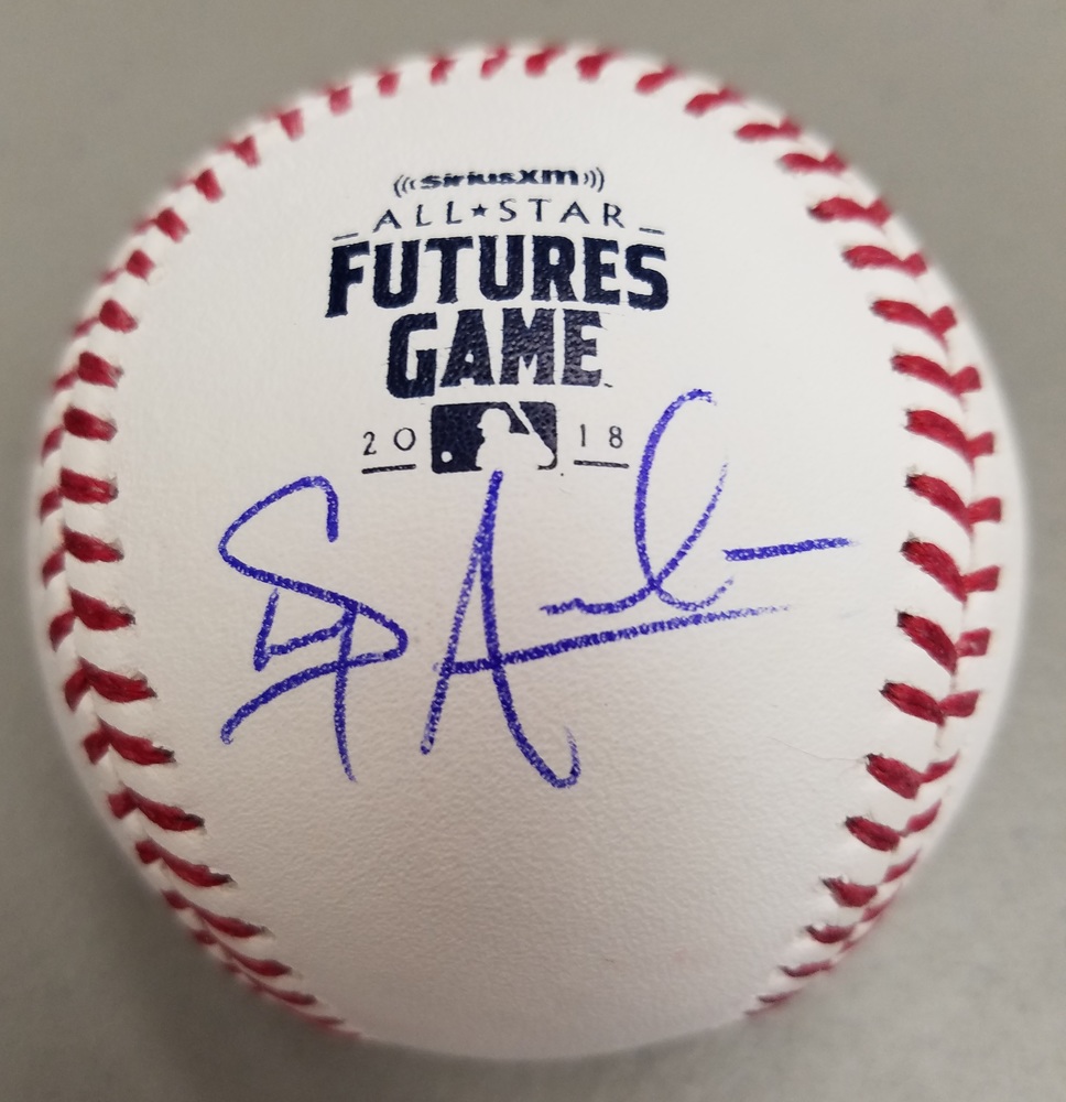 Shaun Anderson Autographed 2018 Futures Logo Baseball | MLB Auctions