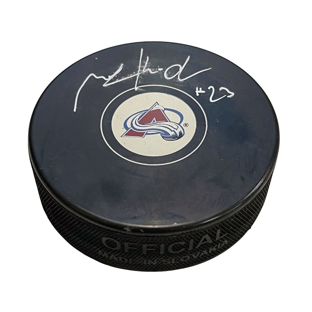 MILAN HEJDUK Signed Colorado Avalanche Puck (Exact Photo Shown) - NHL ...