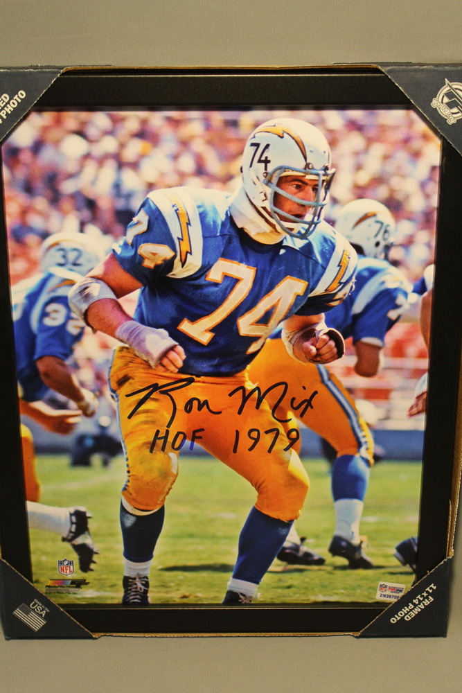 HOF - CHARGERS RON MIX SIGNED 11X14 FRAMED PICTURE | The official ...