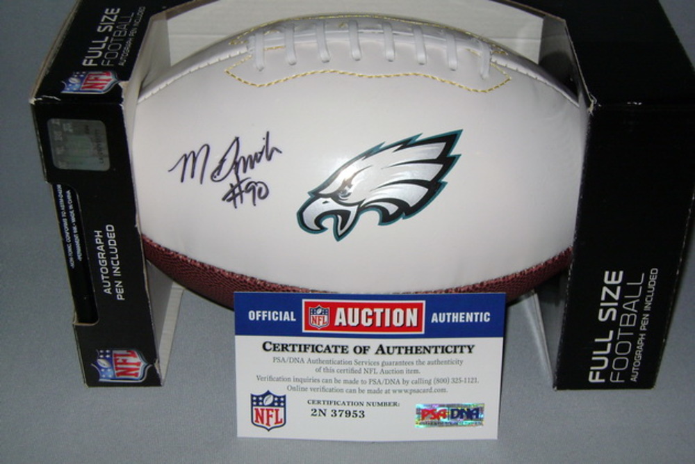 EAGLES - MARCUS SMITH SIGNED PANEL BALL | The official auction site of ...
