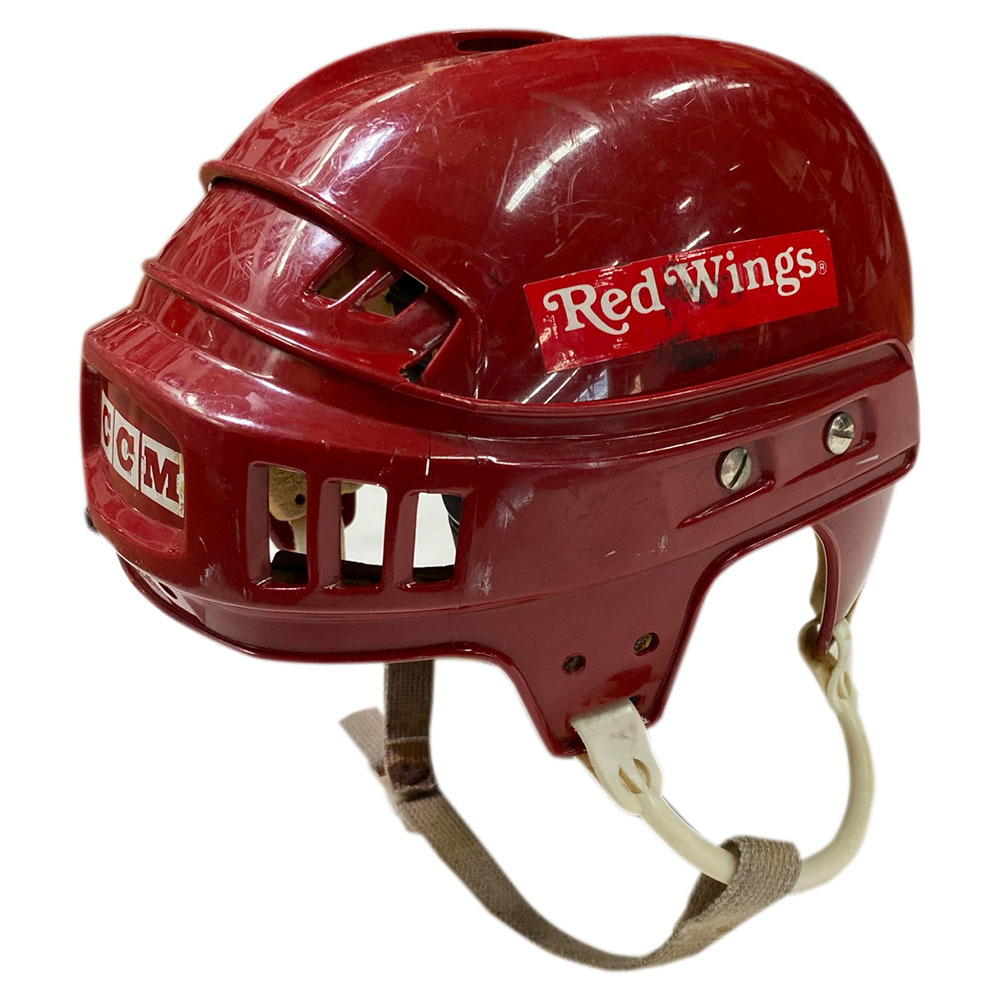 Mark Howe Game-Used Detroit Red Wings CCM Helmet - NHL Auctions