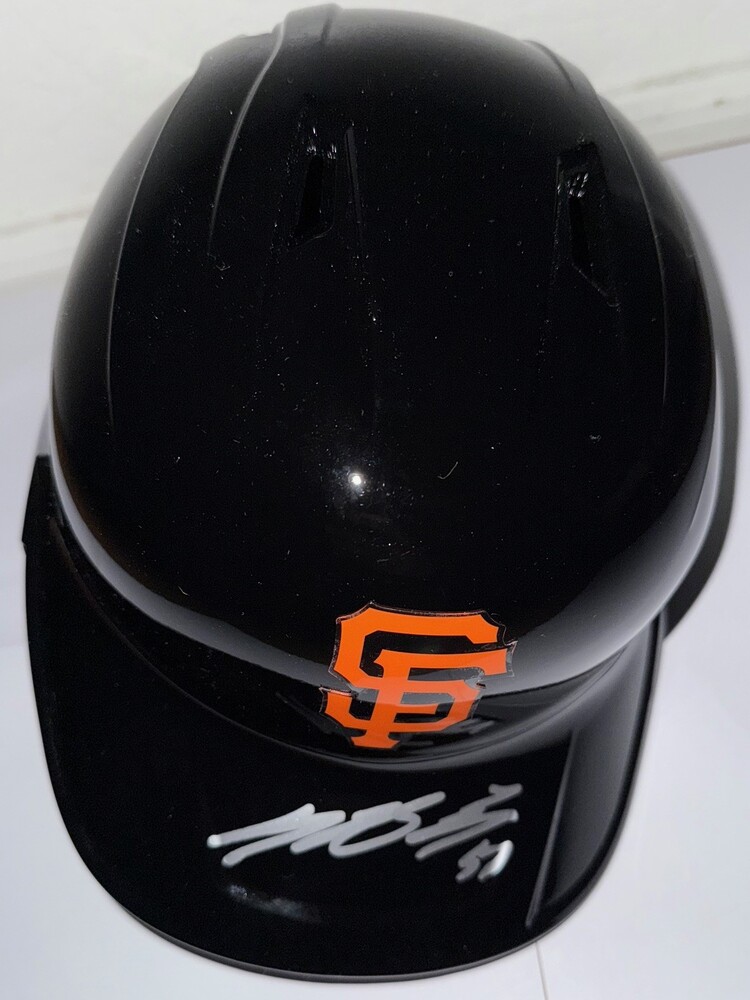 Jung Hoo Lee Autographed Giants Helmet | MLB Auctions
