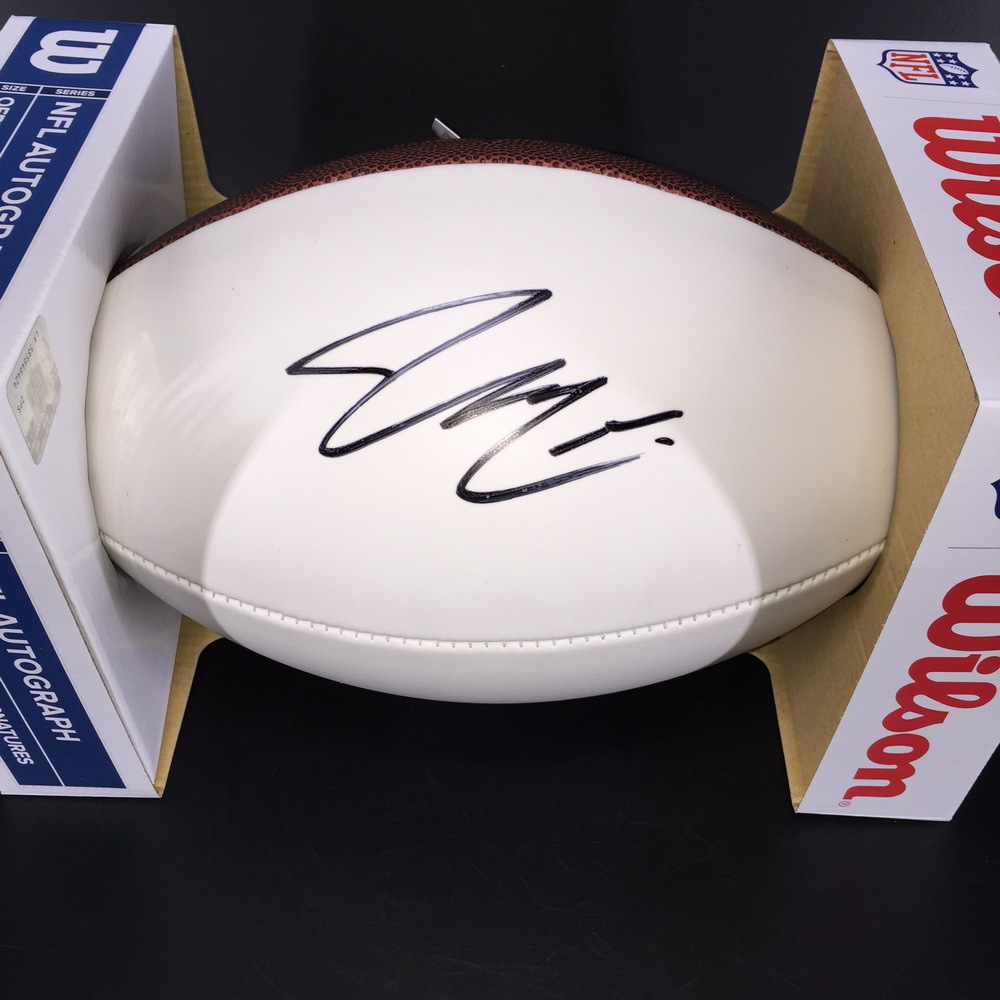 Redskins Bryce Love Signed Panel Ball | The official auction site of ...