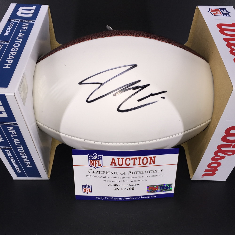 Redskins Bryce Love Signed Panel Ball | The official auction site of ...