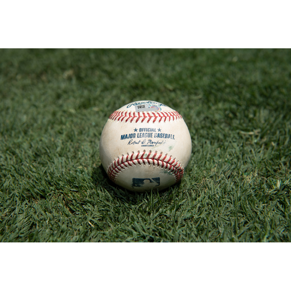 Game Used Baseball: Pitcher: Justin Dunn, Batter: Shohei Ohtani - 3-Run ...