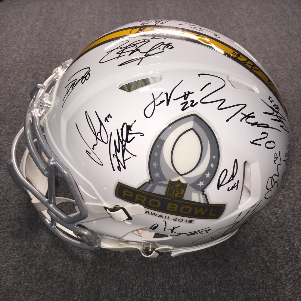 Hurricane Ian Relief - Multi Signed Pro Bowl Helmet y 2016 w/ over 20 ...