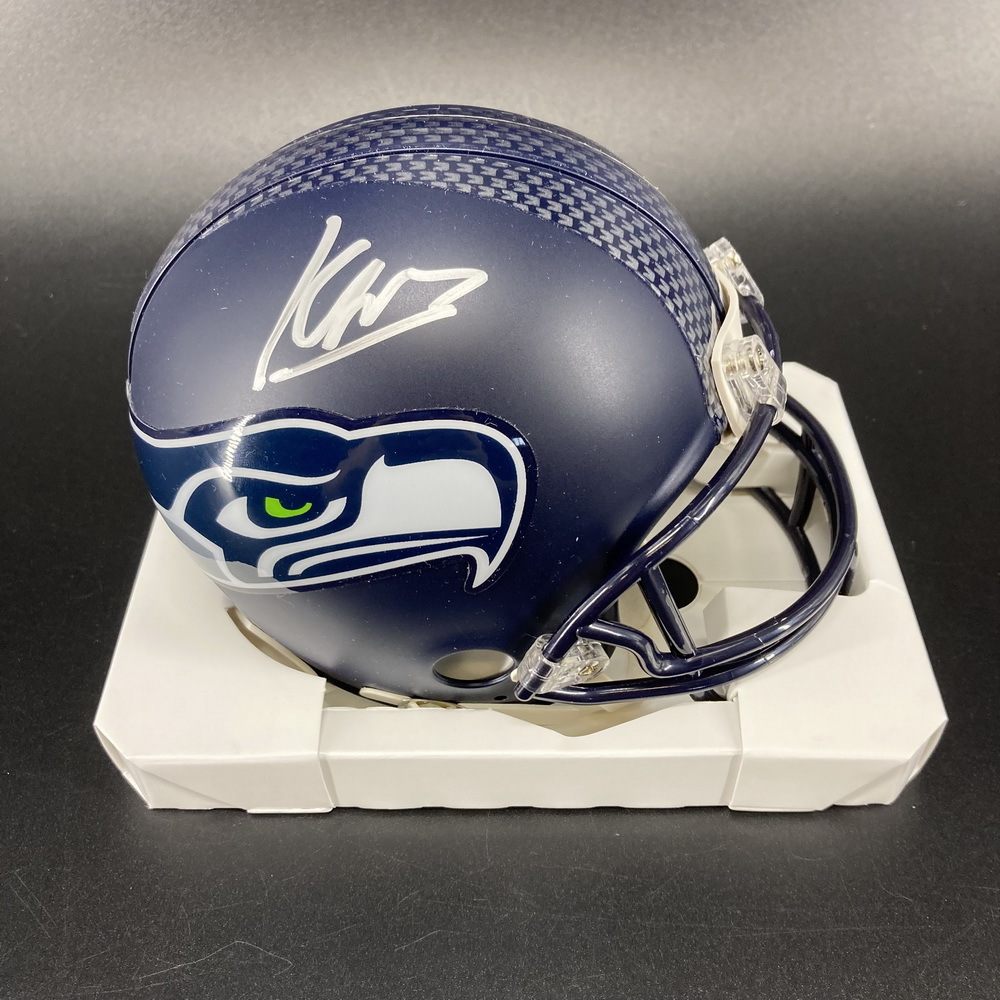 NFL - Seahawks Kenneth Walker signed mini helmet | The official auction ...