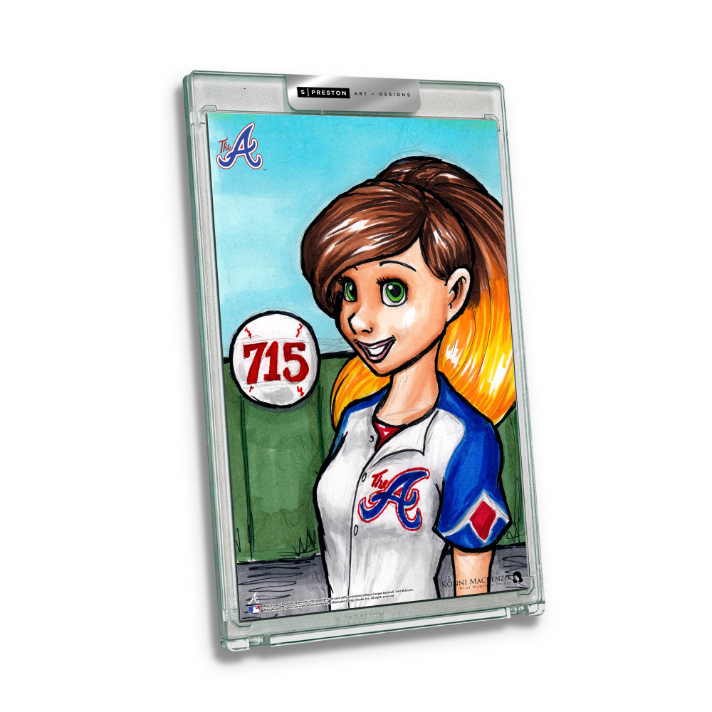 WinS® Konni Mackenzie City Connect Braves Art Card Slab Limited Edition ...