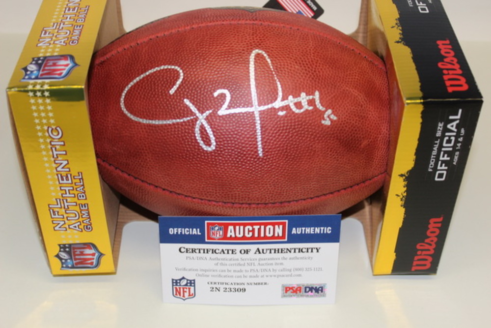 NFL - PACKERS CLAY MATTHEWS SIGNED AUTHENTIC FOOTBALL | The official ...