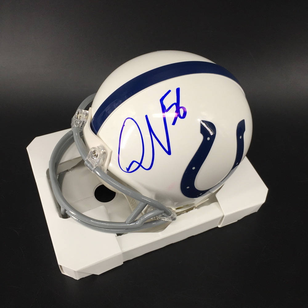 NFL - Colts Quenton Nelson Signed Mini Helmet | The official auction ...