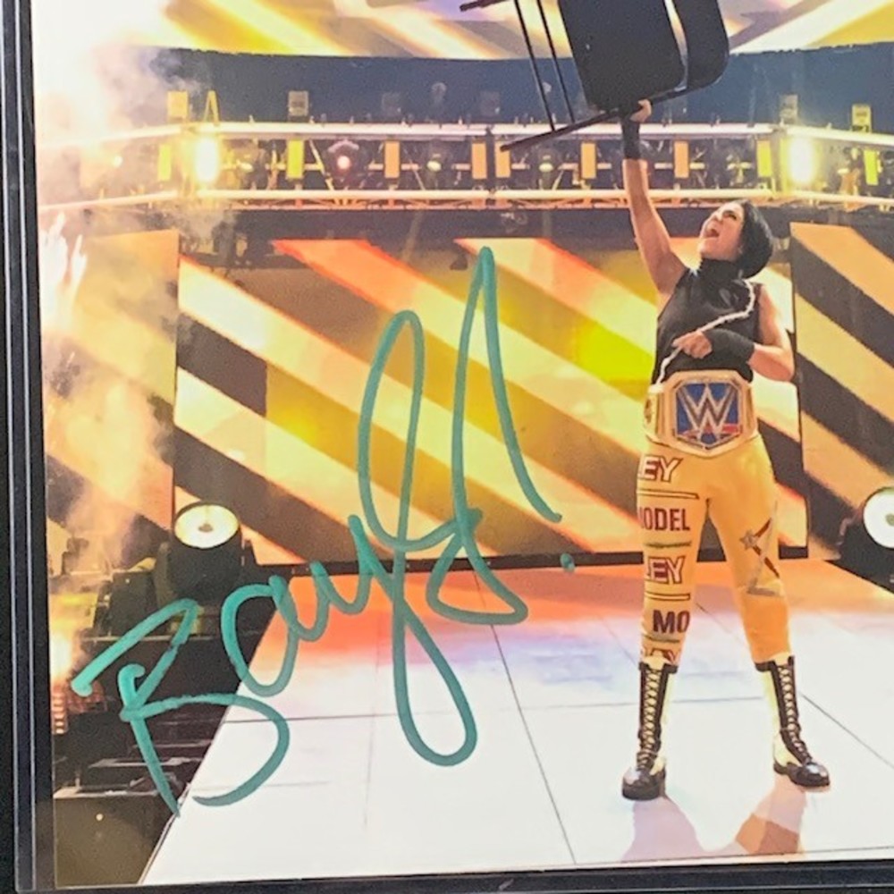 Bayley SIGNED 8x10 Photo Green Signature (Random Number) | WWE Auction
