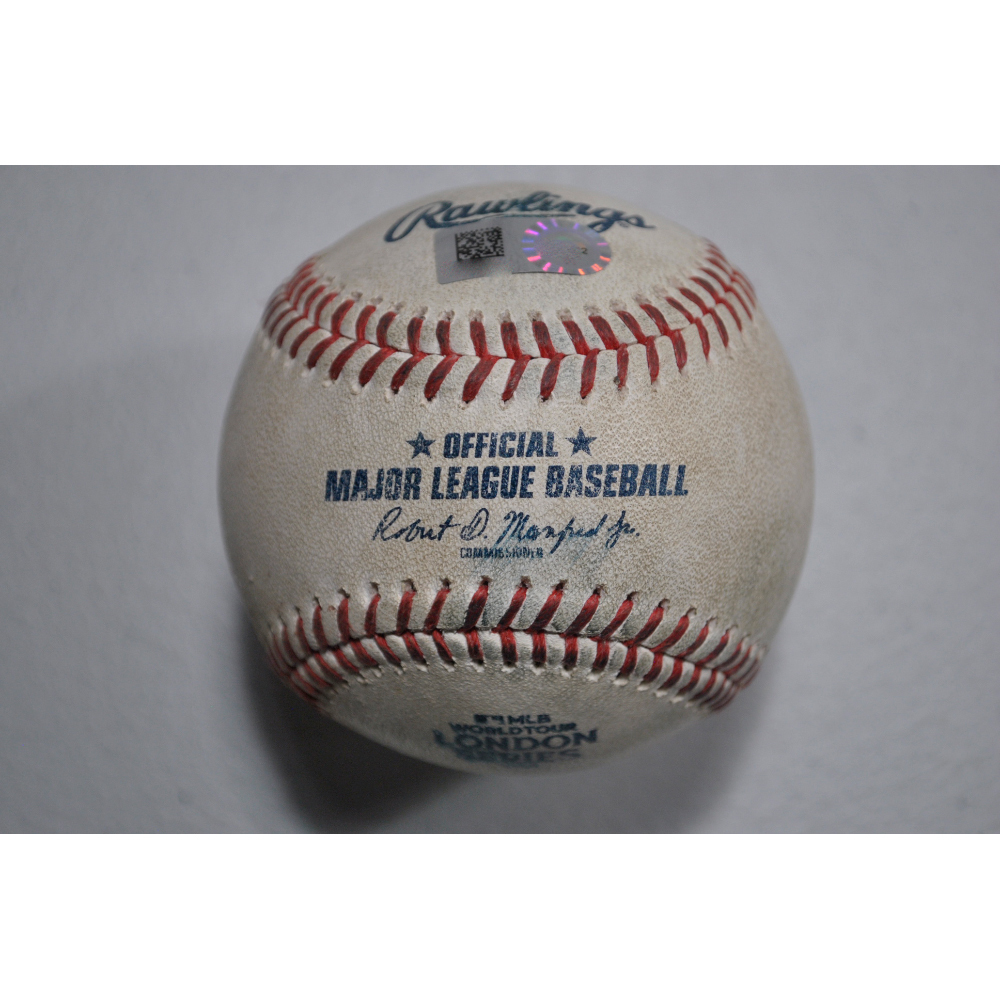 2023 London Series (Cubs vs. Cardinals): Game-Used Baseball - P: Justin ...