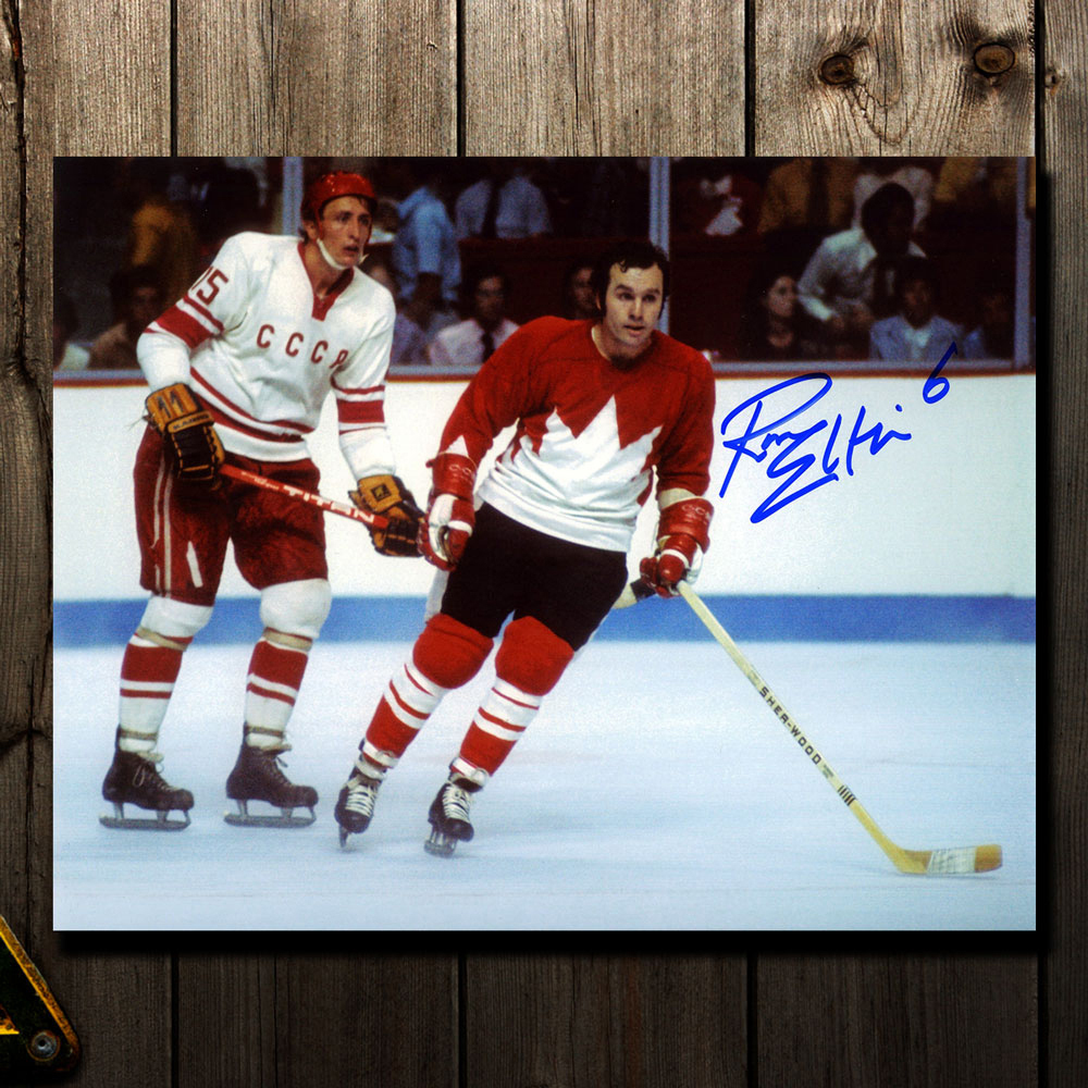 Ron Ellis Team Canada Summit 1972 Autographed 8x10 - NHL Auctions