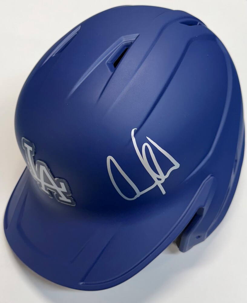 Andy Pages Autographed Dodgers Helmet | MLB Auctions