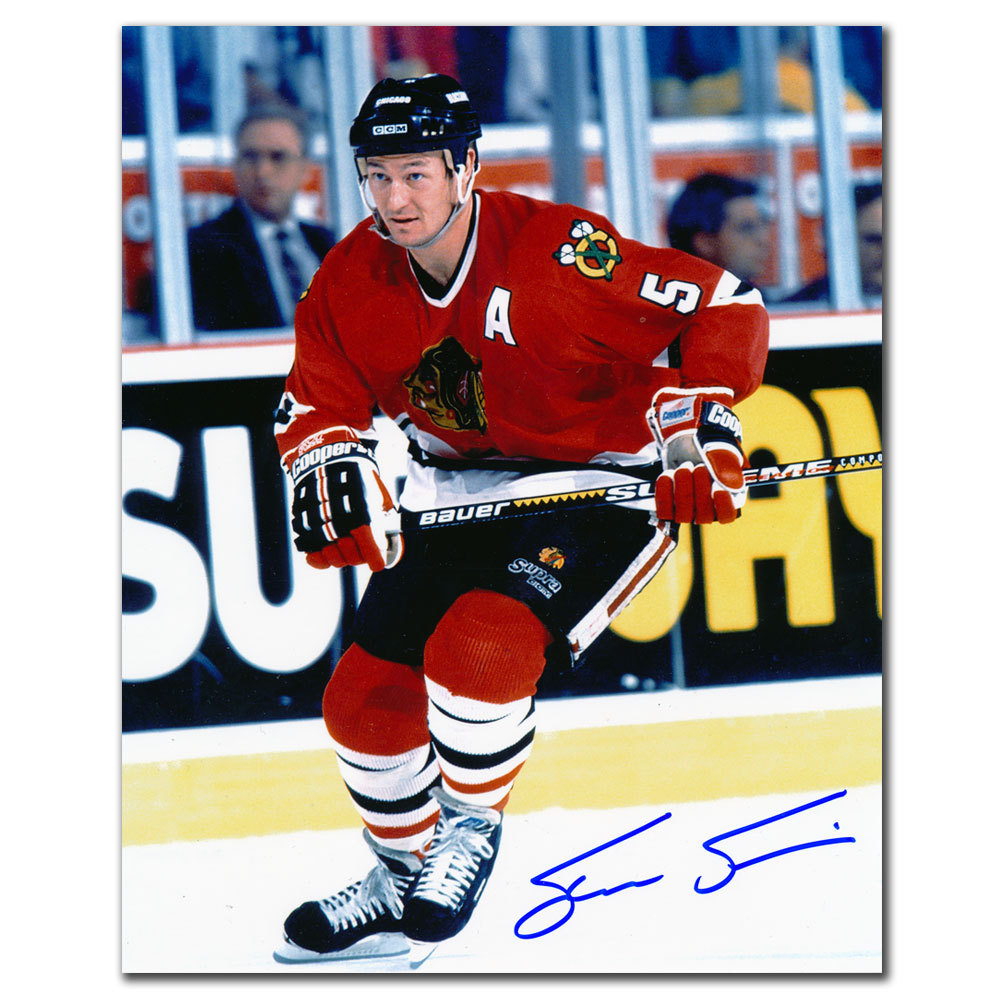 Steve Smith Chicago Blackhawks RUSH Autographed 8x10 - NHL Auctions