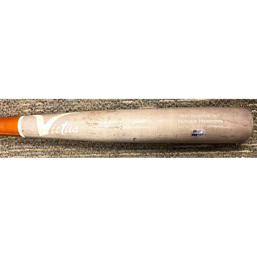 Parker Meadows Detroit Tigers Game-Used Broken Bat - Post Season Home ...
