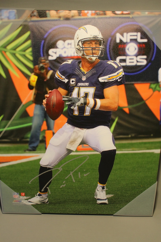 CHARGERS - PHILIP RIVERS SIGNED 16X20 CANVAS PRINT | The official ...