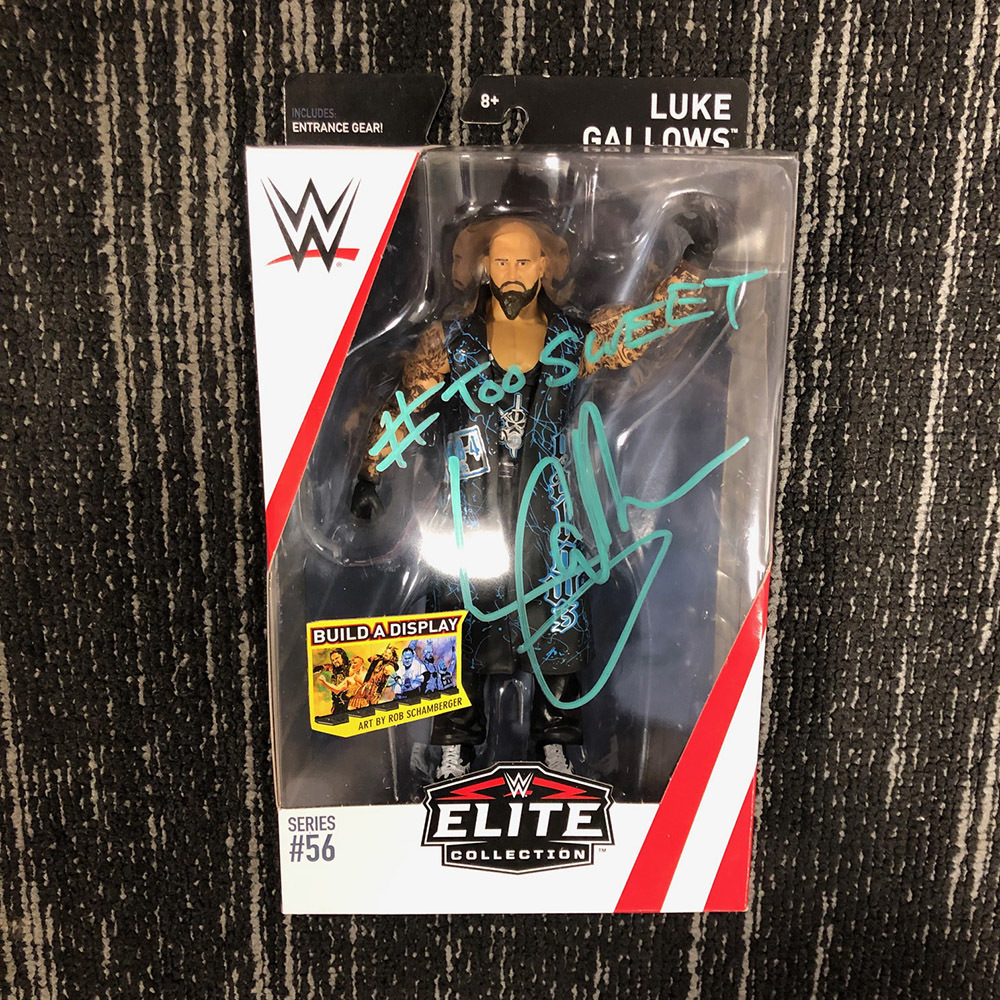 Luke Gallows SIGNED Elite Series 56 Action Figure | WWE Auction