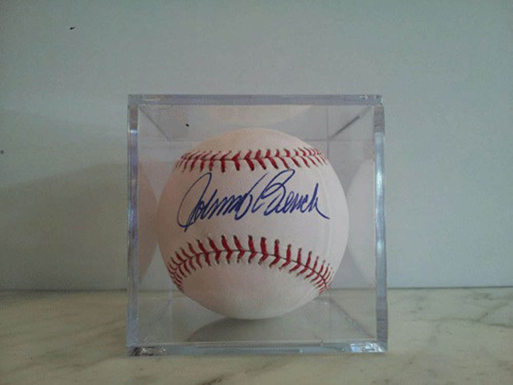 Reds Hall of Fame: Johnny Bench Autographed Baseball | MLB Auctions