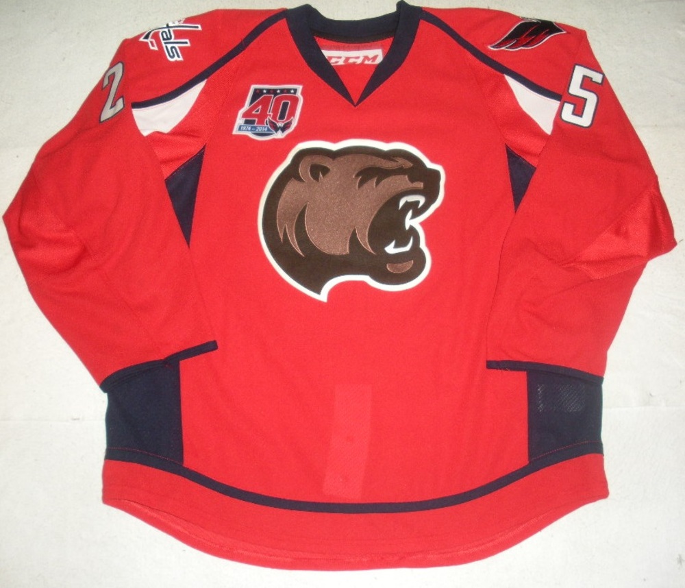 Connor Carrick- Hershey Bears - Washington Caps 40th Anny.-Themed ...